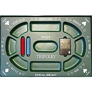 TRIPOLEY: The Original Game of Hearts, Poker and Michigan Rummy..(1968) by CADACO, Inc.