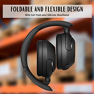 Sony Wireless Noise Cancelling Headphones WH-XB910N Over Ear Bluetooth Headset + NeeGo 3.5mm Headphone Extension