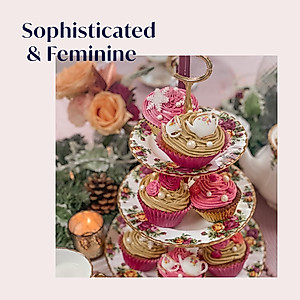 Royal Albert Old Country Roses Three-Tier Cake Stand, 11.5", Multi