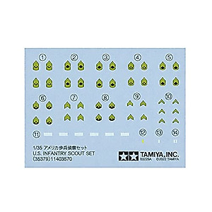 TAMIYA 1/35 U.S. Infantry Scout Set TAM35379 Plastic Accys Figure Sets