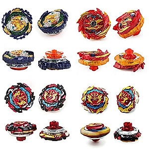 Bey Battle Burst Gyro Blade Toy Set Great Present for Kids Children Boys Ages 6 8 10 12+ Metal Fusion Attack Top Battling Game 10 Spinning Tops 2 Two-Way Launcher 2 Handles