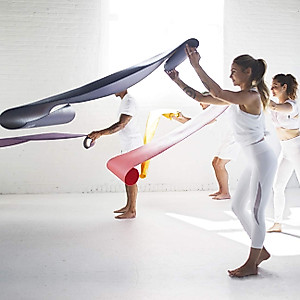 B YOGA Mat for Men & Women | Extra Thick 4mm (1/8-inch) Non-slip Workout Mat | Eco-friendly Exercise Mat | Perfect for Pilates, Yoga & Floor Exercises | 71" Long, Charcoal