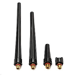 Alffun 53pcs TIG Collets Bodies Alumina Cup Assorted Size Fit SR WP 9 20 25 TIG Welding Torch