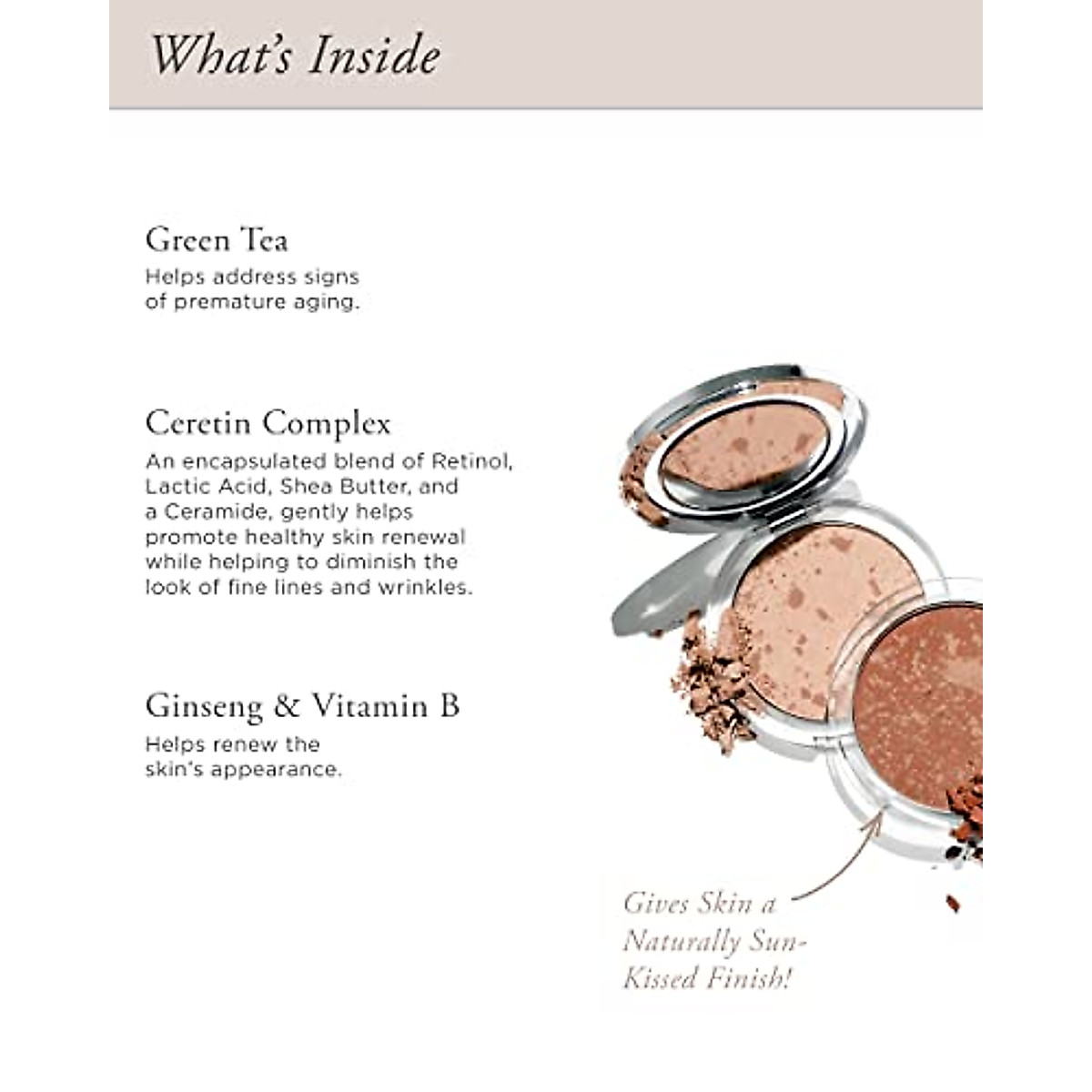 PÜR MINERALS Bronzing Act Matte Bronzer Powder - Illuminating Bronzer For Face & Body Contour - Brightening Bronzer Makeup For Natural-Looking Glowing Skin - Vegan, Cruelty-Free Bronzer