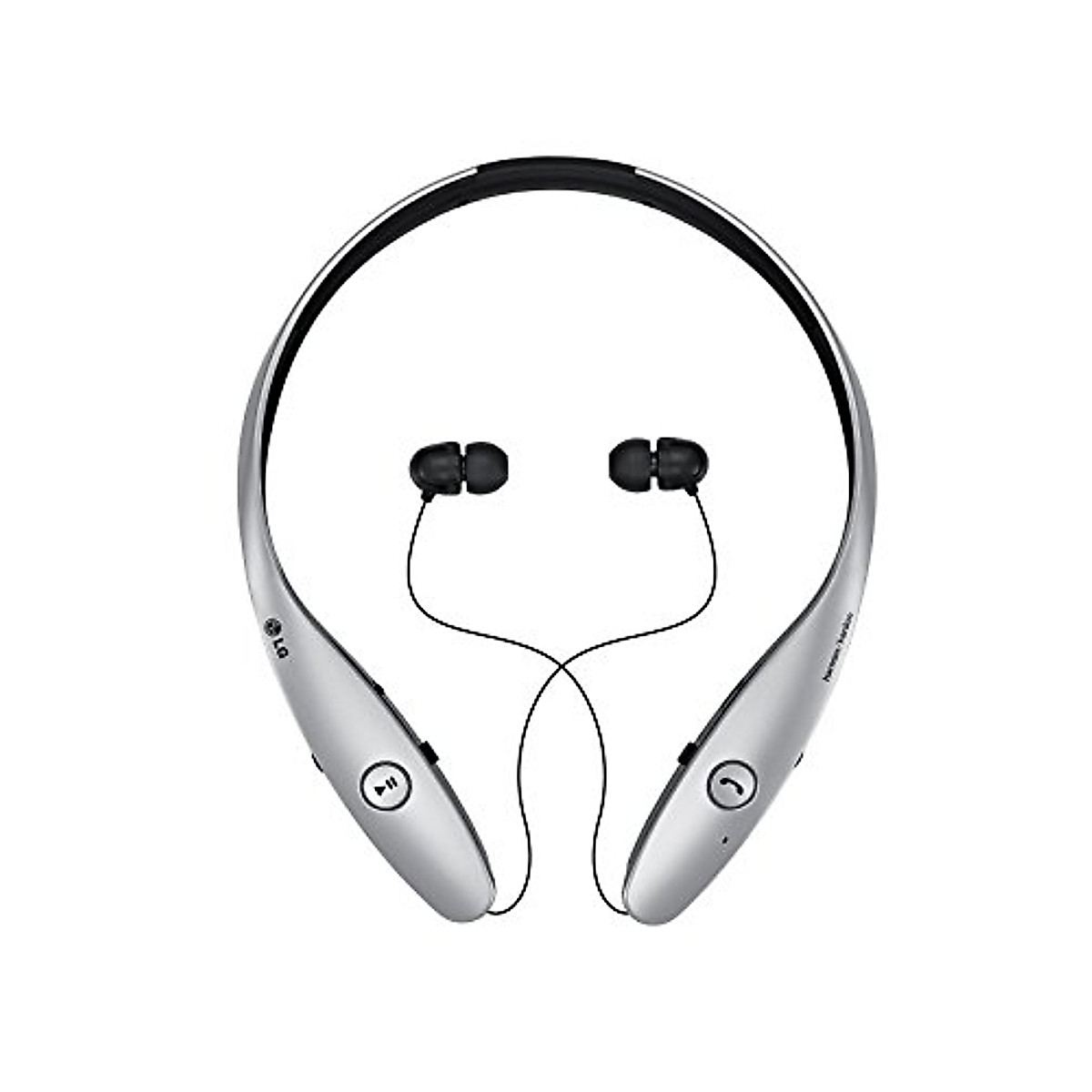 LG Electronics Tone INFINIM Bluetooth Stereo Retractable Headset HBS-900 Silver