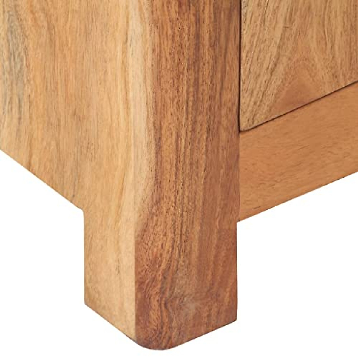 YPWRENH Cupboards Entrance Shoe Cabinet Bedside Cabinet 15.7 "x11.8 x19.7 Solid Acacia Wood for Bedroom, Living Room, Dining Room, Kitchen