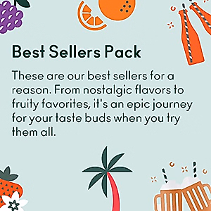 Olipop - 6-Flavor Sparkling Tonic Best Sellers Variety Pack, Prebiotic Soda Sampler, Rich in Botanicals, 9g of Dietary Plant Fiber, 2-5g Sugar per Can, Vegan, Paleo-Friendly, Non-GMO (12 oz, 12-Pack)