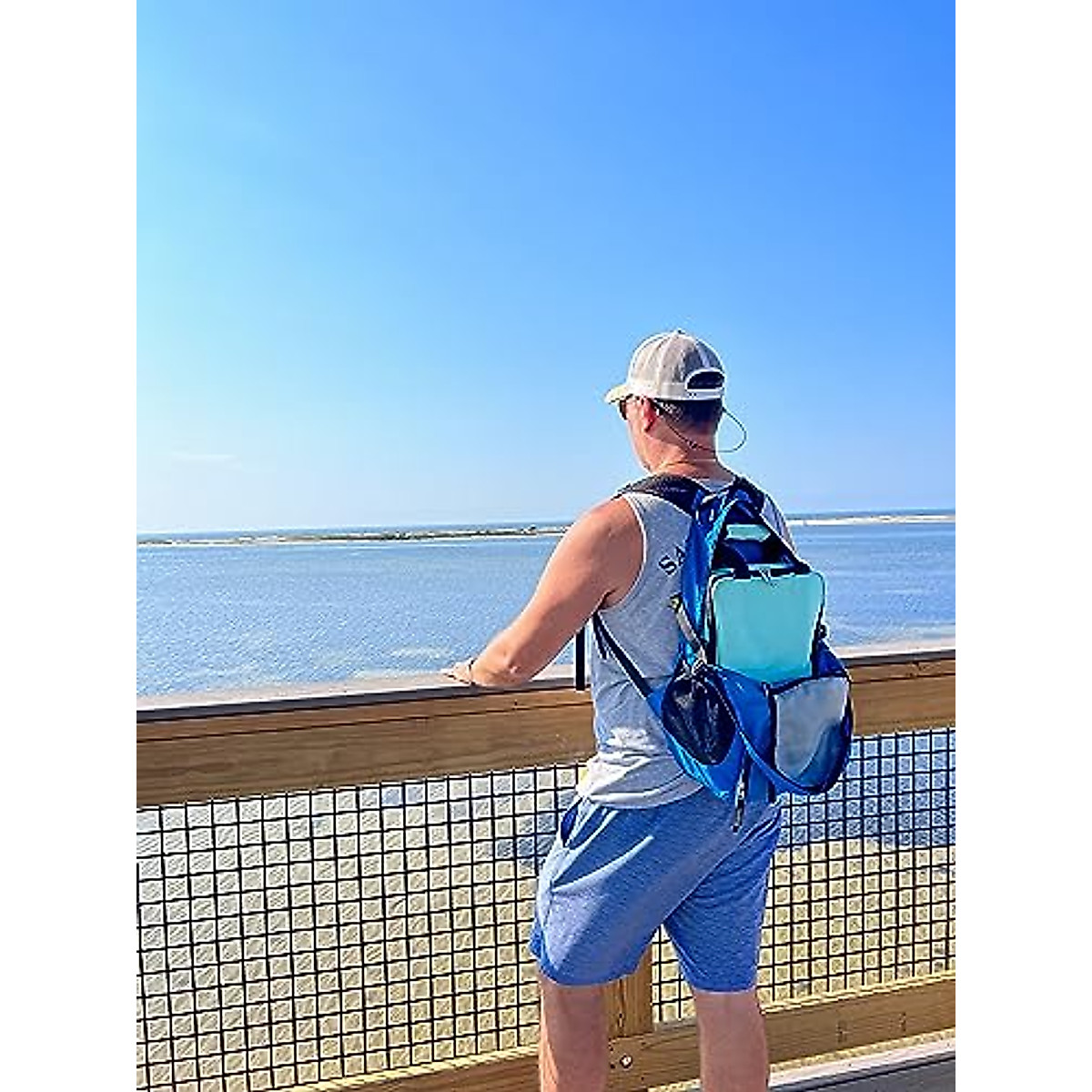 Ultra Slim Cooler | Beach Cooler |Beer Cooler | Pack and Go | Holds 10 Cans | Durable Exterior | Thick Insulation | Paddle Board Cooler | Hiking Cooler | Poolside Cooler | Kayak Cooler