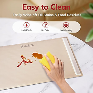 Tobiilw Electric Fast Warming Tray, 2024 New Food Warmers Adjustable Temperature, Full Surface Heating Mat, Roll-up Warming for Home Parties