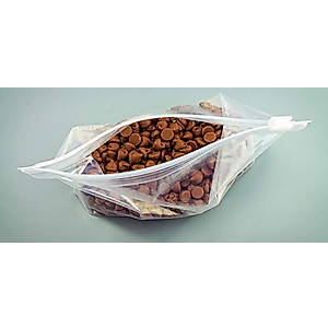 [4"X6" Inches 100 Pk] Heavy Weight Storage Freezer Slider Bags 4"X6" Storage Quality Sandwich Bags for Food Home Office Clothing & All Purpose Needs 100 Ct 3 Mil Thick