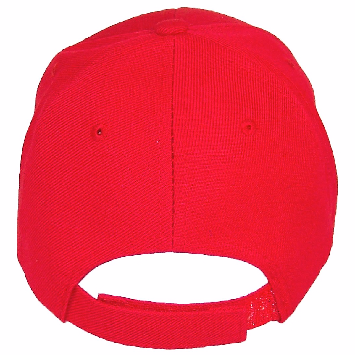 Kid/Child Embroidered Fire Truck Adjustable Hook and Loop Hat (One Size) - Red