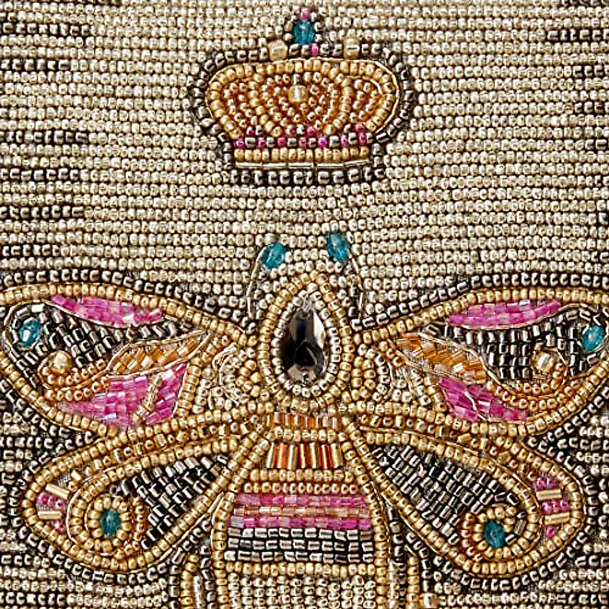 Mary Frances womens Mary Frances Queen Bee Crossbody Handbag Bag, Multi, One Size US