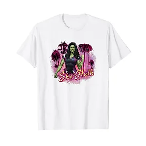 Marvel Studios She Hulk Palm Trees T-Shirt