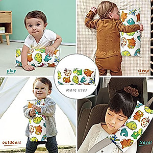 Car Seat Belt Pillow for Kids,Dinosaur Car Safety Belt Cover Pad for Head and Neck Shoulder Support,Auto Seat Belt Strap Cover for Children Baby (Dinosaur)