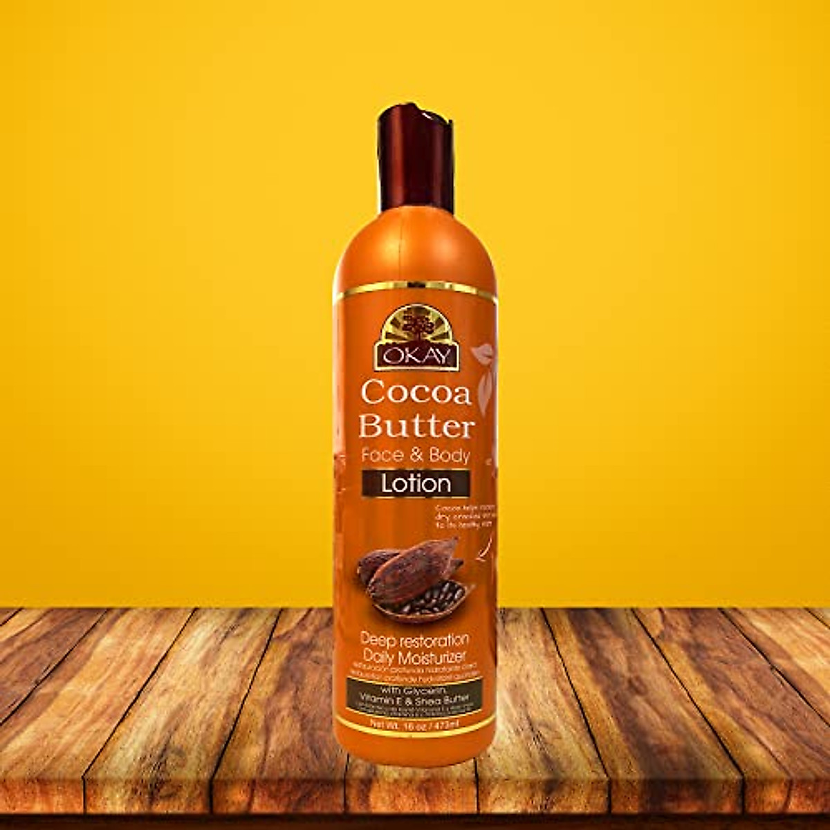 OKAY COCOA BUTTER HAND and BODY LOTION 16oz/473ml