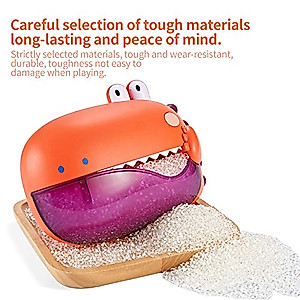 LARAH Bath Toy for Bubble Bath for The Bathtub,1000+ Bubbles Per Minute,Plays 12 Children’s Songs – Baby, Kids Bath Toys Makes Great Gifts for Toddlers Ages 1 2 3 4 5 6 Years Girl Boy (Orange)