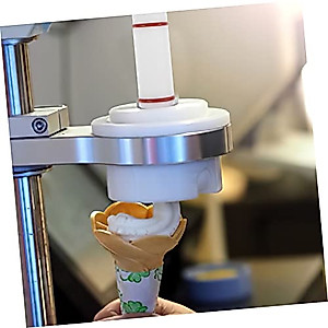 FUNOMOCYA Ice Cream Machine Accessories Fruit Ice Cream Maker Universal Lid Adjustable Hand Grip Ice Cream Maker Parts Ice Cream Maker Accessories Dessert Maker Parts Portable Lever