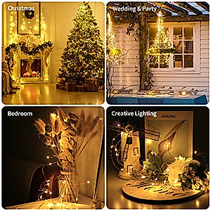 innolife 6 Pack LED Fairy String Lights Battery Operated with Remote Control & Timer, 10 Ft 30 LED Copper Wire Twinkle Lights for Bedroom Christmas Wedding Party Indoor Outdoor Decoration