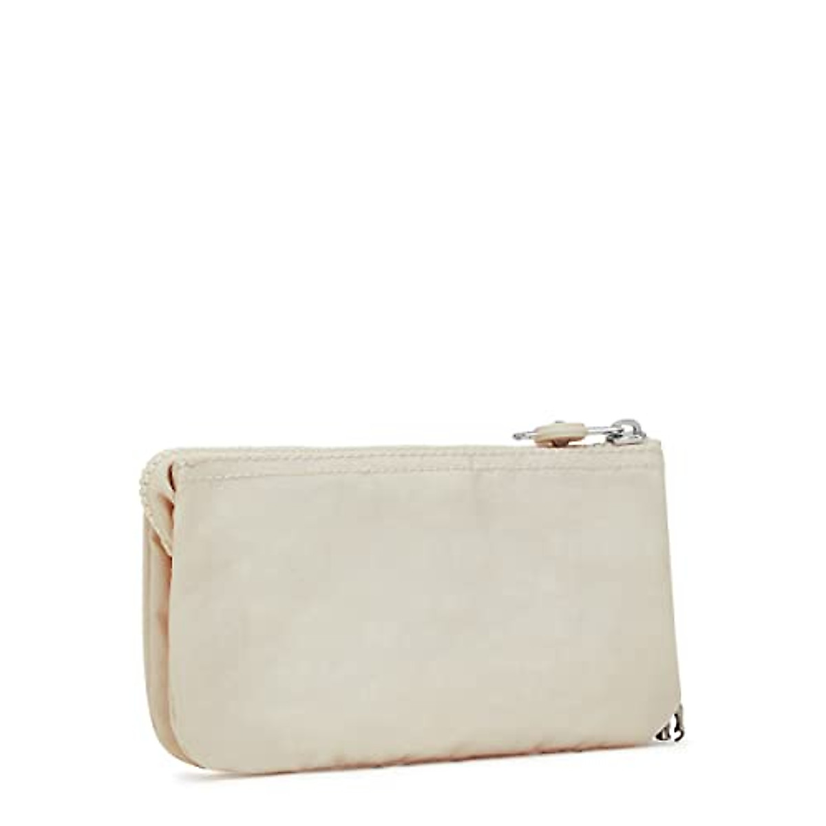 Kipling Women's Creativity Large Pouch, Versatile Cosmetics Kit, Lightweight Nylon Travel Organizer Wallet, Light Sand, 7.25" L x 4.25" H x 0.5" D