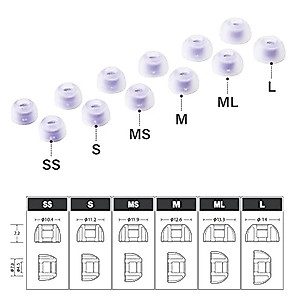 AZLA SednaEarfit MAX for Galaxy Buds2 Pro / 2 Pairs (Size L)