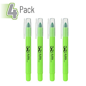Mr. Pen No Bleed Gel Highlighter, Bible Highlighters, Green, Pack of 4
