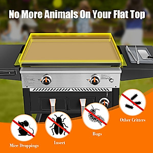 GRILL FORCE Silicone Griddle Mat with Spatula Mat for Blackstone 28 Inch Griddle Food Grade Silicone Mat Protective Mat Cover Griddle Buddy Mat Keep Flat Top Clean,Protect Griddle from Insect,Rust