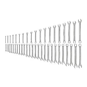 TEKTON Combination Wrench Set, 46-Piece (1/4-1-1/4 in., 6-32 mm) | WCB90301