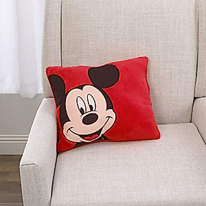 Disney Mickey Decorative Pillow, Red