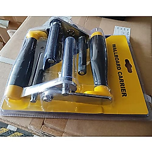 Gypsum Board Lifter Adjustable for Plywood Panel Plasterboard Glass Board for Plywood Panel Plasterboard Glass Boardrd Handle Carry Load Lifter Multifunctional Plasterboard Lifter for Gypsum Board