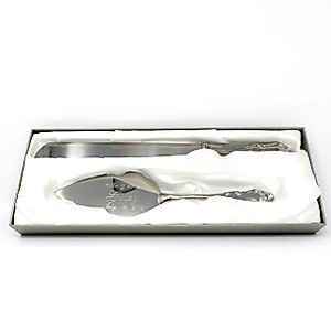 Personalized Wedding Cake Server and Knife Set- Wedding Gift- Wedding accessory- Bridal Shower- Rehearsal