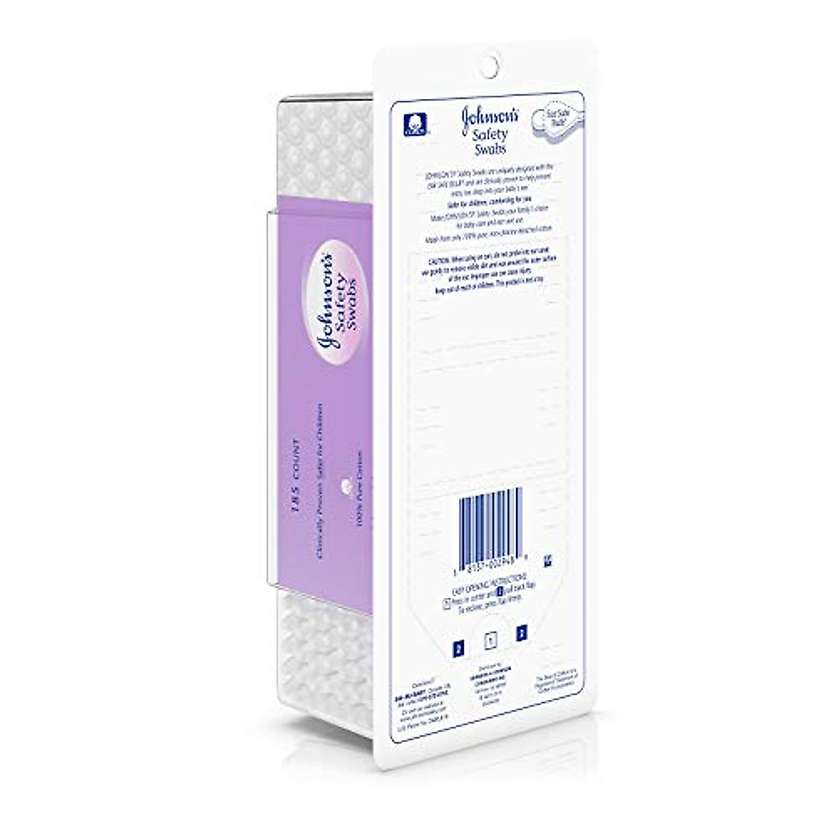 Johnson's Baby Safety Swabs 185 Each