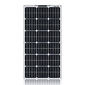 XINPUGUANG Solar Panel 4pcs 100W 12V 400W Flexible Solar Kits Battery Charger Monocrystalline 40A Charge Controller PV Connector Cable for Car RV Boat Cabin Trailer