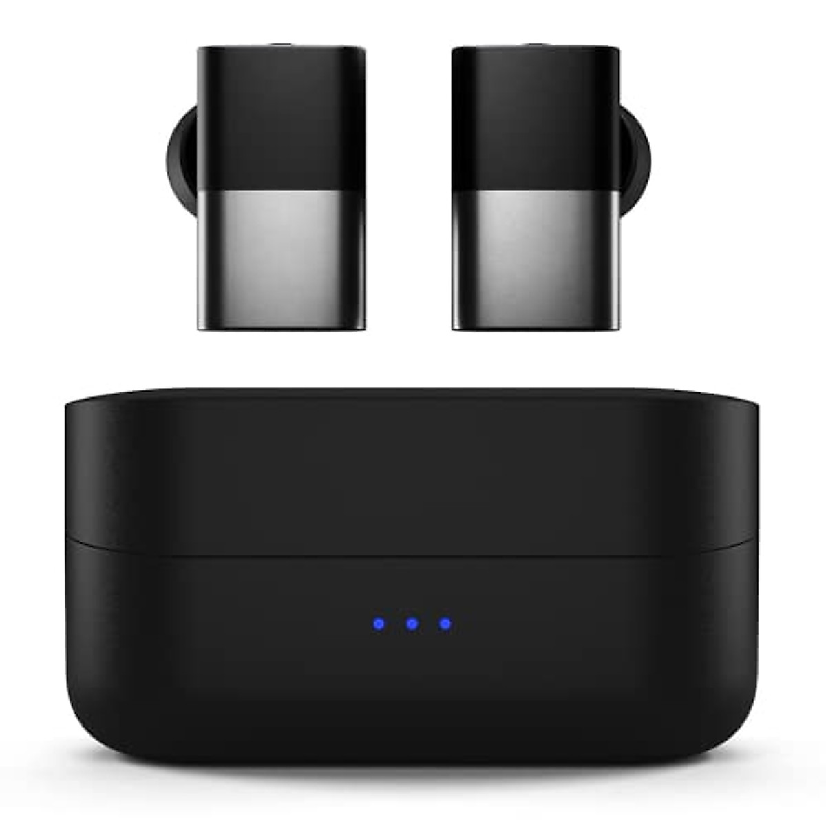 Status Between Pro True Wireless Earbuds - Downsized Charging Case - Built-in 4 Microphones - Hybrid Triple Driver - 12 + 36 Hour Battery - Bluetooth 5.2 - Noise-Isolating Fit - Metal Exterior