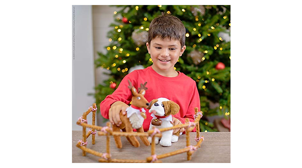 Elf Pets A Reindeer Tradition - Spread Christmas Cheer