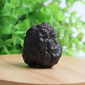 Acxico 2Pcs 30-50g Natural Egypt Black Diamond Quartz Crystal Specimen Raw Stone Decorate