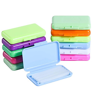 KISEER 12 Pack Colorful Orthodontic Wax Dental Wax for Braces Wearer