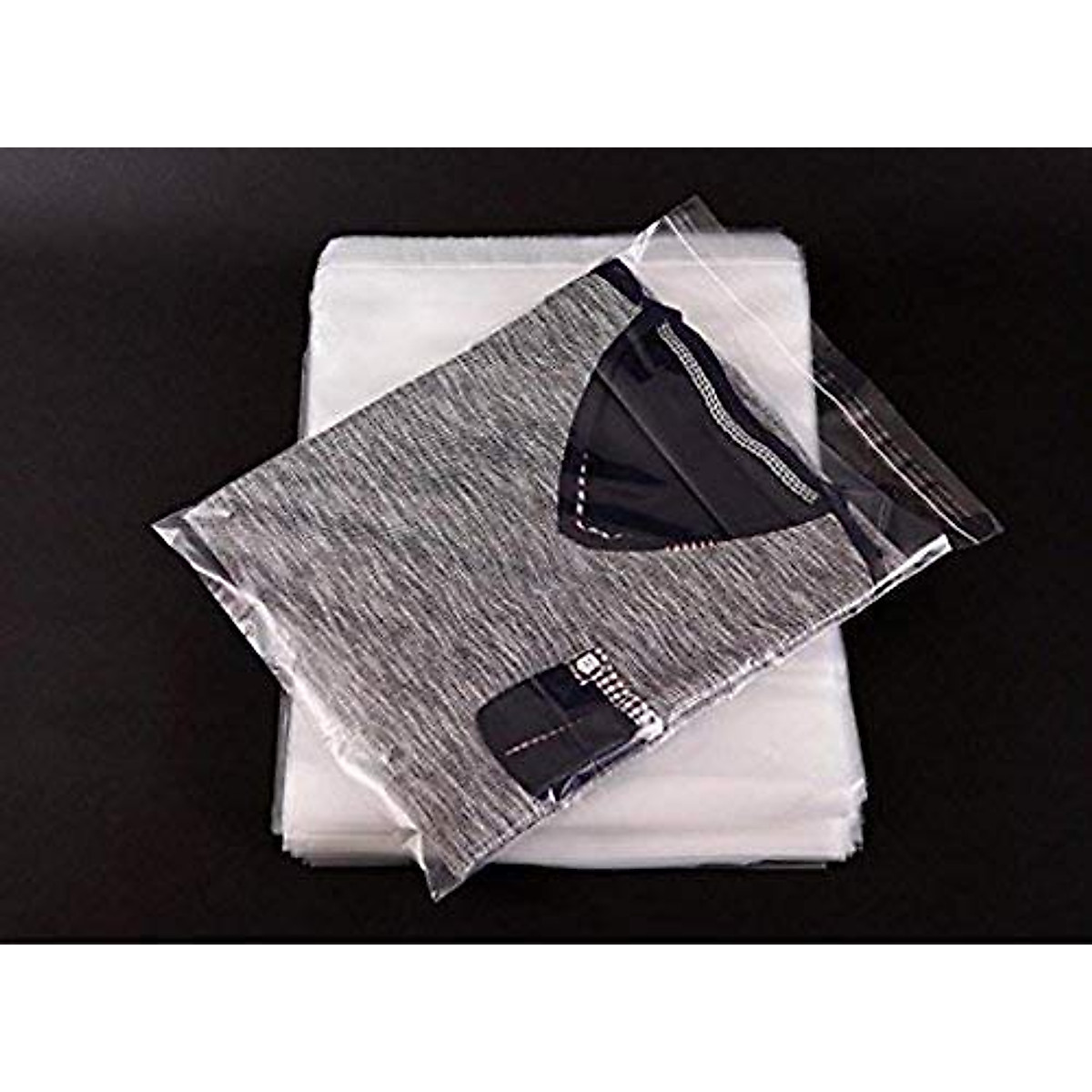 ericotry 100Pcs Clear Resealable Cello / Cellophane Bags Treat Bag Packaging Bags with Adhesive Closure Good for Bakery Candle Candies Cookies Snacks Poly Bags (9" X 12")