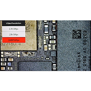 HAYEAR Full Set 34MP 21MP 1080P 60FPS 2K HD HDMI USB C-Mount Electronic Industry Microscope Camera Digital Magnifier for PCB Repair + 180X C-Mount Lens+8" HD LCD Monitor + 60 LED Illumination Light