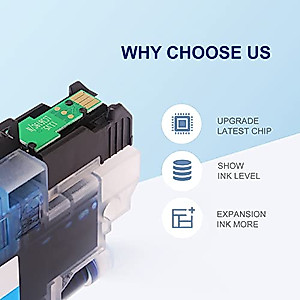 ESTON Compatible Ink Cartridge Replacement for Brother LC3013 LC3011 Ink cartridges for Brother MFC-J491DW MFC-J497DW MFC-J690DW MFC-J895DW 8Pack((2Black+2Cyan+2 Magenta+2 Yellow)