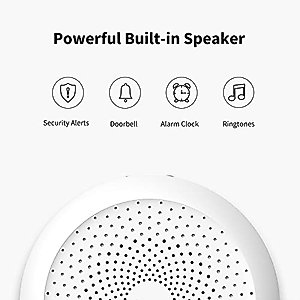Aqara M1S Smart Hub, Wireless Smart Home Bridge for Alarm System (2.4 GHz Wi-Fi Required), Home Automation, Remote Monitor and Control, Supports Alexa, Google Assistant, Apple HomeKit and IFTTT