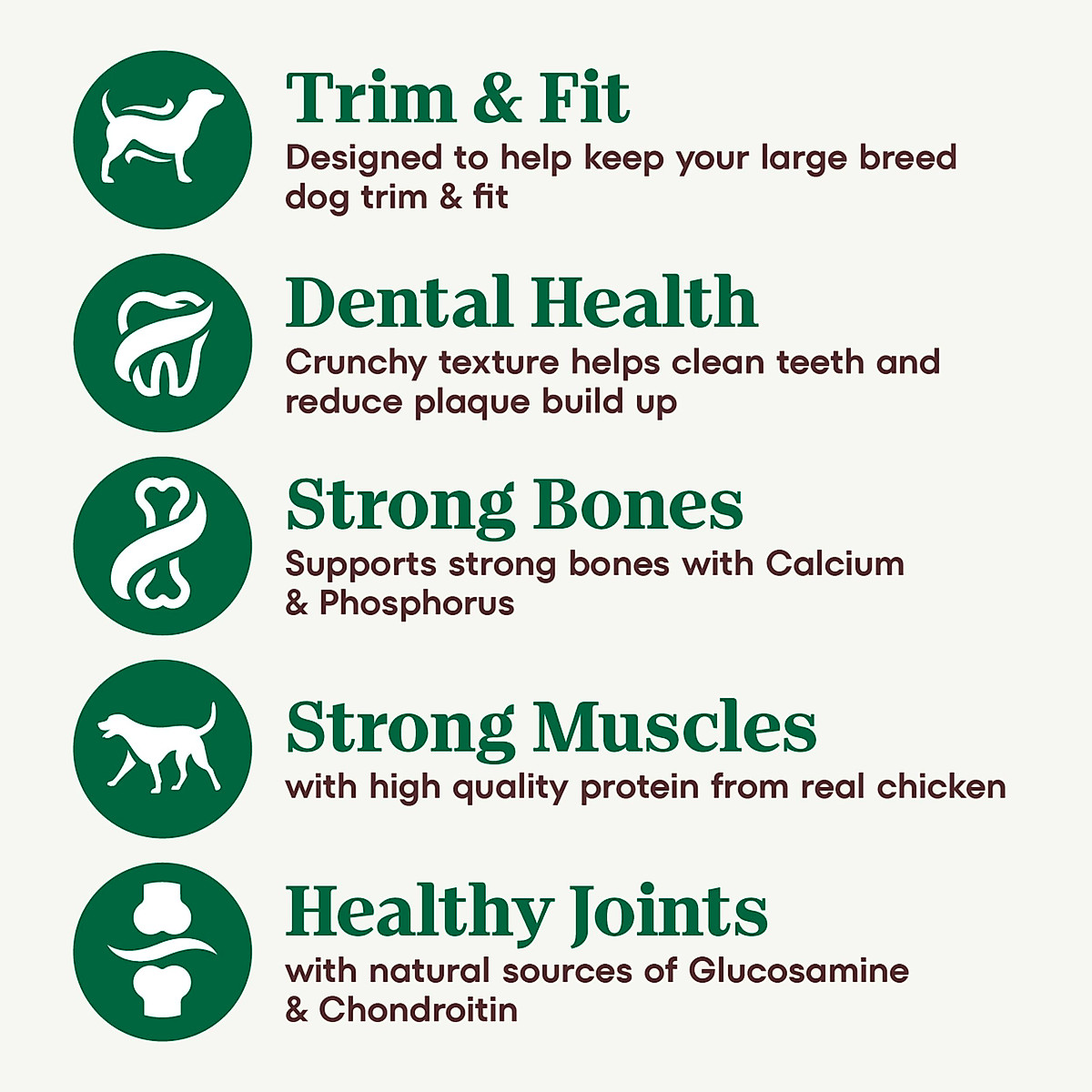 Nutro Natural Choice Adult Large Breed Dry Dog Food, Chicken and Brown Rice Recipe, 36 lb. Bag