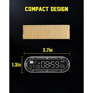 sharge 4 in 1 Multifunctional Timer: Digital Clock/Digital Timer/Countdown Timer/Pomodoro Timer, 5000mAh Portable Charger Included, 20W USB Fast Charging（Includes Capsule Portal, by Shargeek）