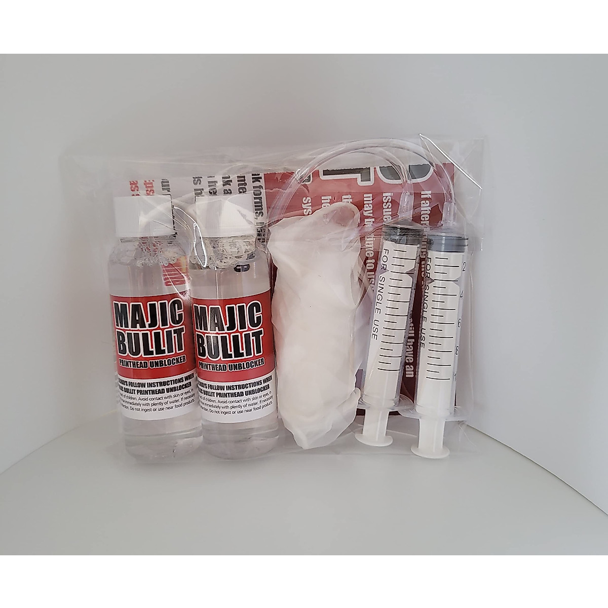 Majic Bullit Print Head Cleaner and Unblocker Kit - 2 Bottle Kit (MB02BK)