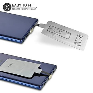 Olixar USB C Wireless Charging Adapter Compatible with Samsung Galaxy A32 5G - Ultra Thin Qi Wireless Charging Receiver - Case Friendly - Easy to Use