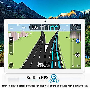 ZONKO Tablet 10.1 inch Android Tablet with 2GB+32GB+256GB Expand, 3G Phone Tablets & Dual Sim Card & 2MP+ 5MP Dual Camera, Quad Core Processor, 1280x800 IPS HD Display,GPS, FM (Silver)