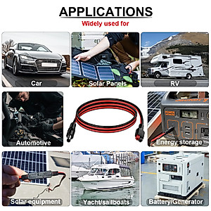 iGreely 5.5mm x 2.1mm DC Male Power Plug Cable for Portable Generator 14 AWG Wire 3.3ft/1m (Male)