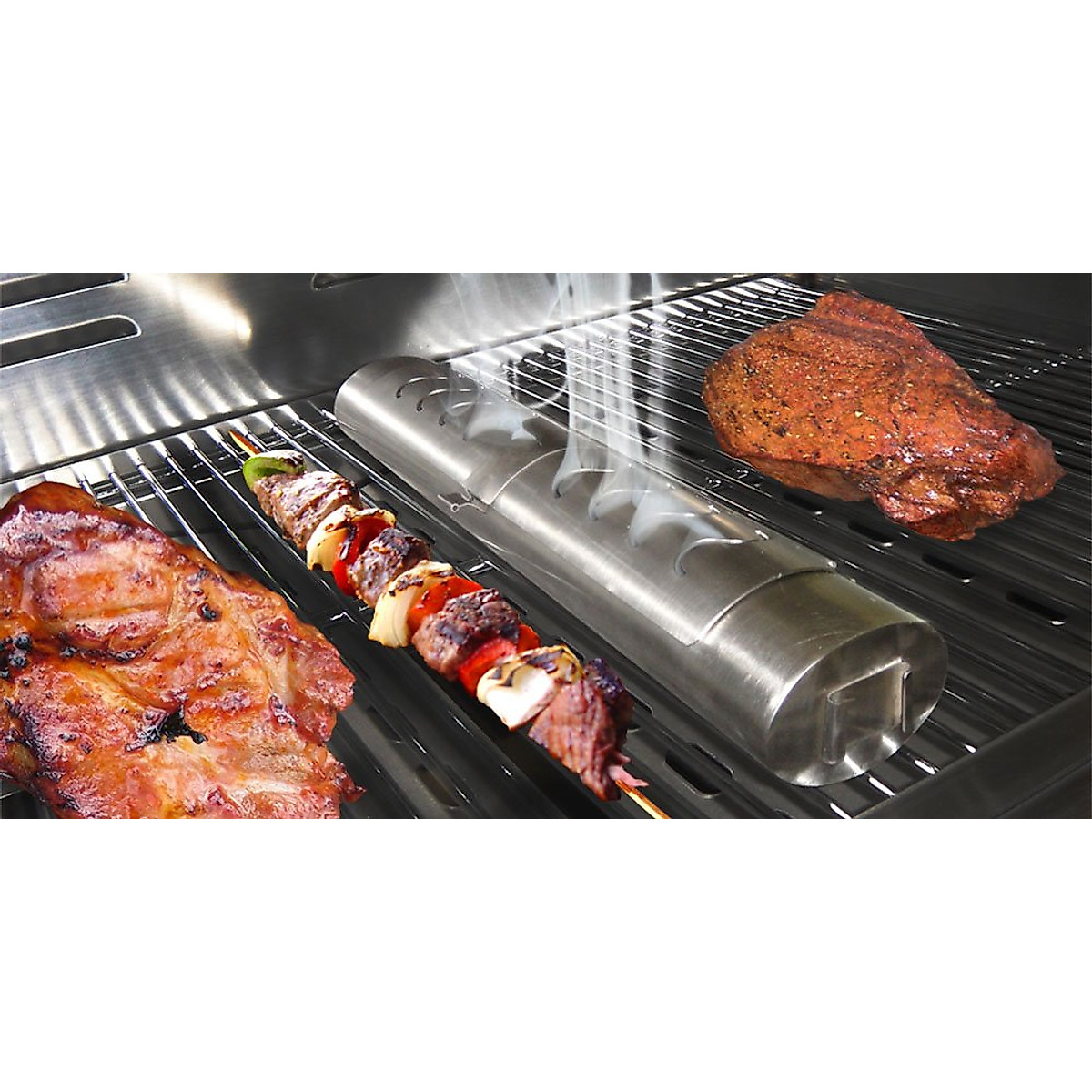 Montana Grilling Gear Smokerin Flameless BBQ Grill Smoker Set