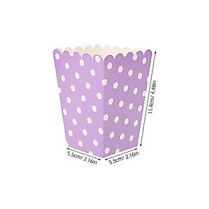 Totority Popcorn Paper Cups - 24pcs Party Popcorn Cups Popcorn Holder Popcorn Containers Collapsible Container Popcorn
