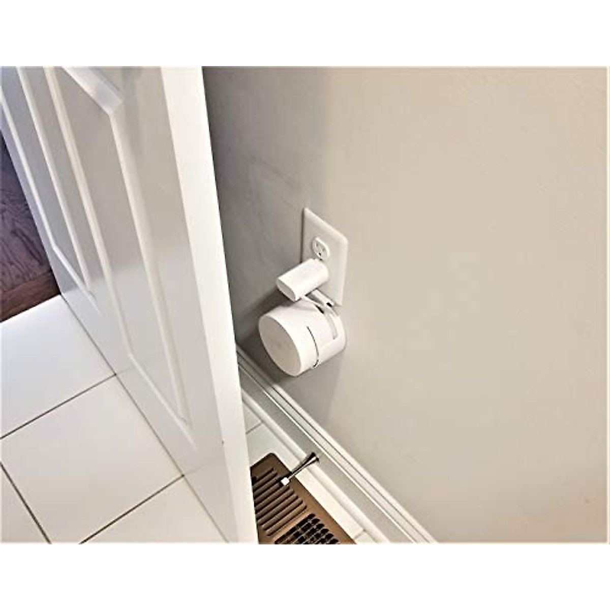 Dot Genie Google WiFi Pro Outlet Holder Mount [Old and New 2020 Version]: The Strongest, Most Versatile Mount Stand Holder for Google WiFi. Great for Home and Businesses! Still No Screws! (1-Pack)