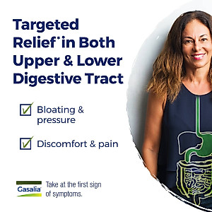 Boiron Gasalia Tablets for Relief from Gas Pressure, Abdominal Pain, Bloating, and Discomfort - 120 Count (2 Pack 60)